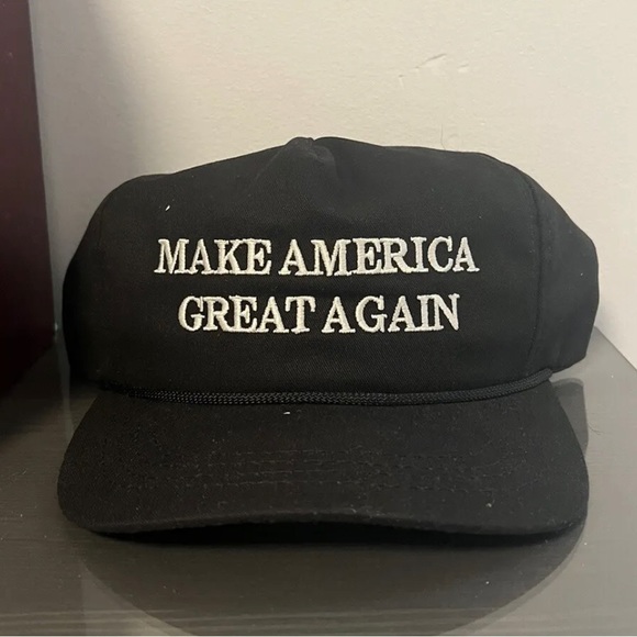 CALI FAME | Accessories | Rare Black Official Trump Hat Make America ...
